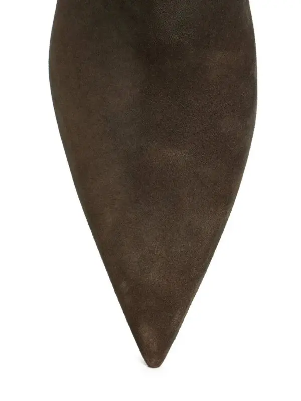 Rick Owens 80mm Sculptural Heel Ankle Boots