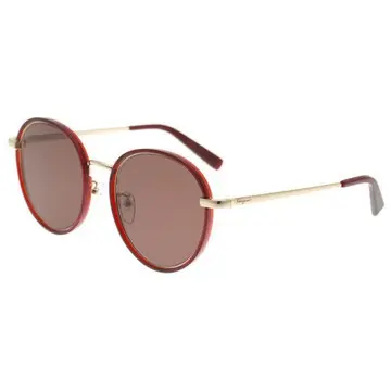 FERRAGAMO Round Frame Sunglasses