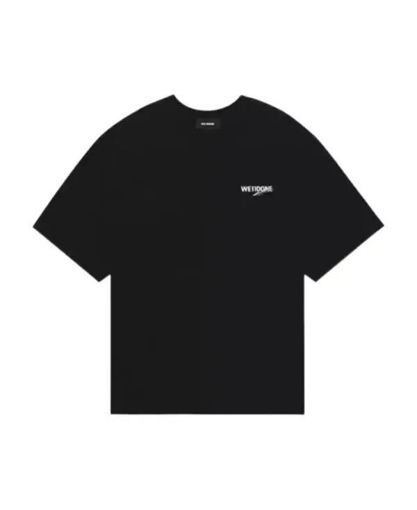 We11Done Logo Cotton T-shirt - Black