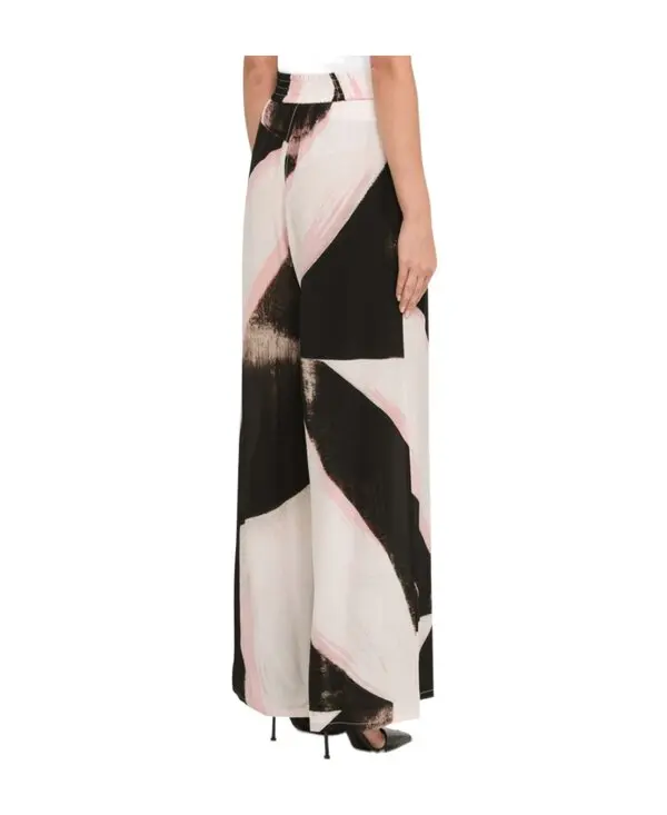Alexander McQueen Printed Silk Wide-leg Pants