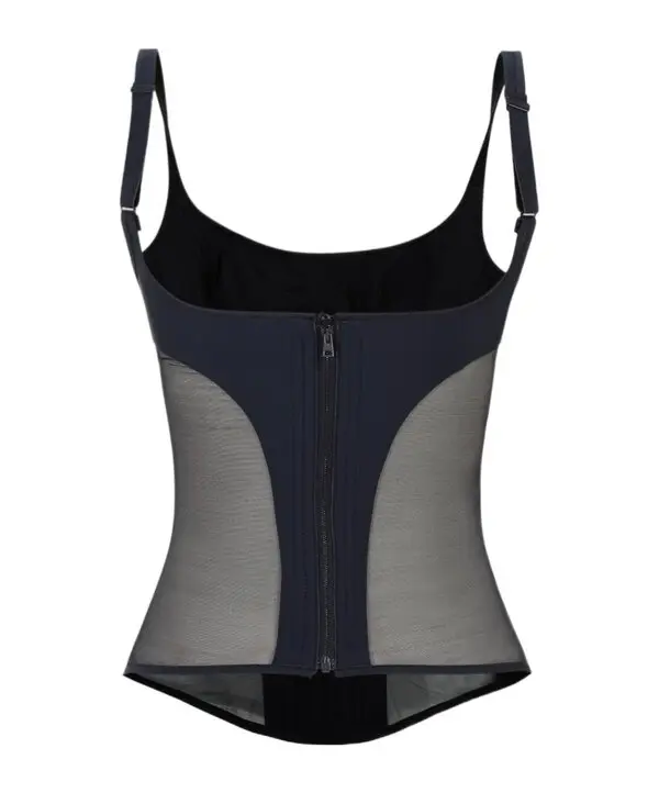 MUGLER Illusion Semi-sheer Corset Top