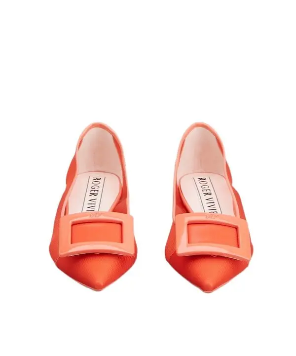ROGER VIVIER Gommettine Ballerinas In Mesh Fabric
