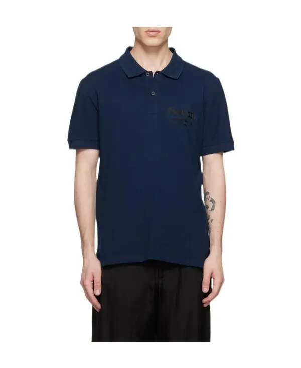 Alexander McQueen Logo Embroidered Polo Shirt