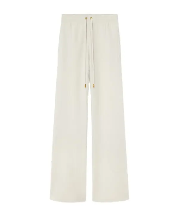 Versace Drawstring Flared Trousers - White