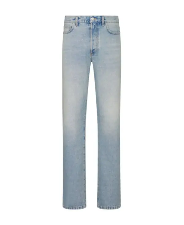 Dior Logo Patch Straight Leg Jeans