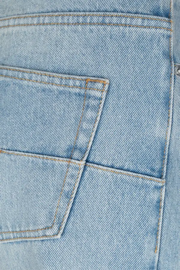 Dior Logo Patch Straight Leg Jeans