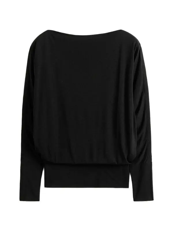 TOTEME Drop Shoulder Boat Neck Top