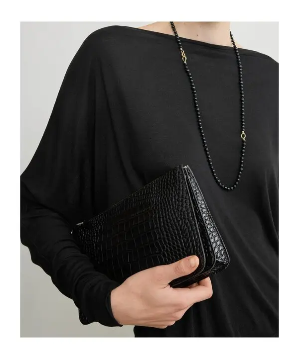 TOTEME Drop Shoulder Boat Neck Top