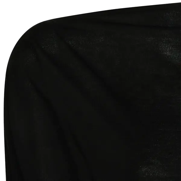 TOTEME Drop Shoulder Boat Neck Top - Black