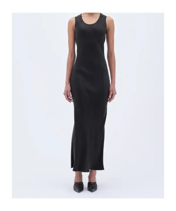 REMAIN BIRGER Sleeveless Bias-cut Maxi Dress
