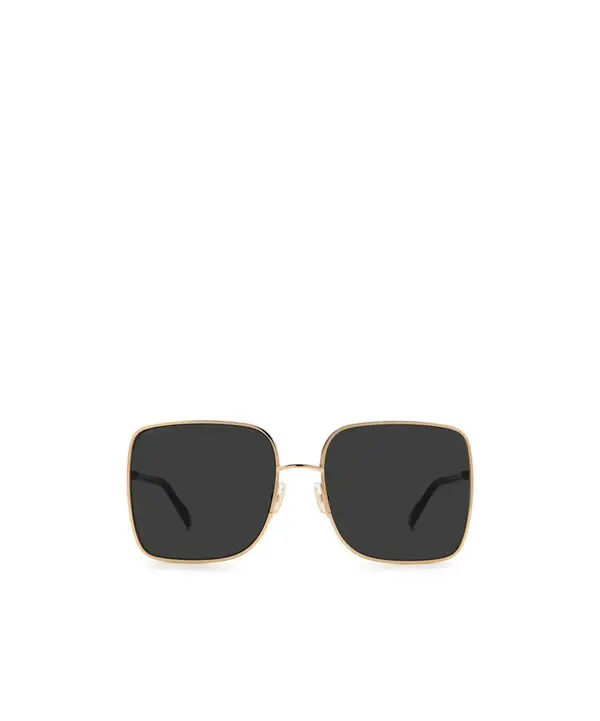 JIMMY CHOO Aliana Square Frame Sunglasses - Black