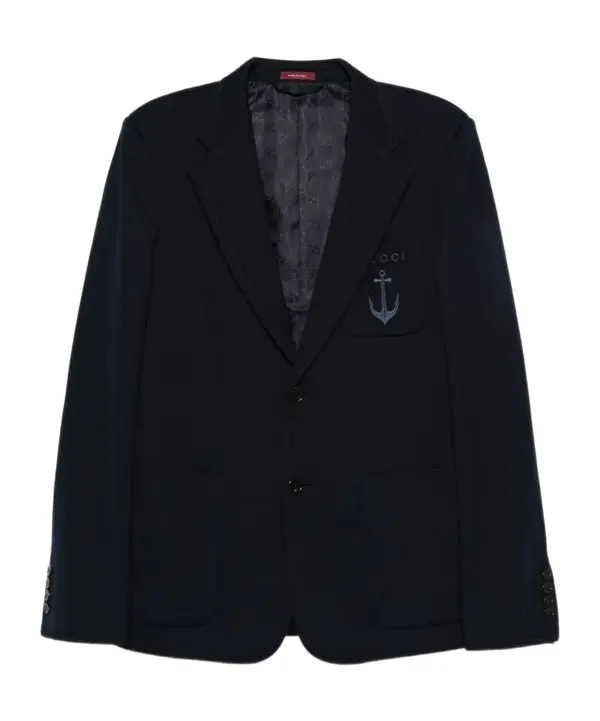 Gucci Long Sleeve Blazer - Black