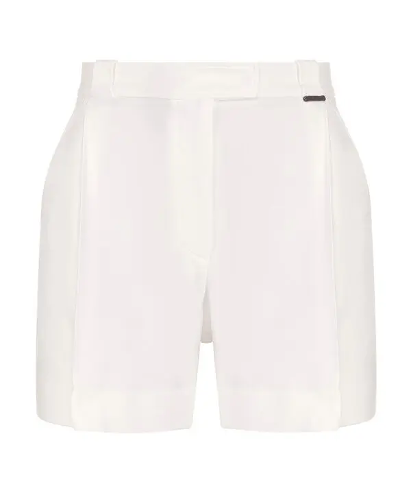 Brunello Cucinelli Monili-detailed High-waisted Shorts - White