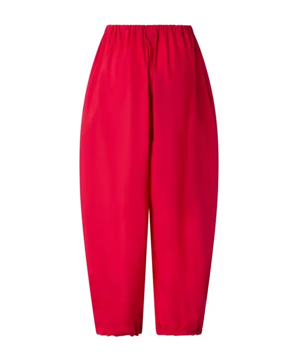 Pinko Lightweight Drawstring Balloon Pants - Red