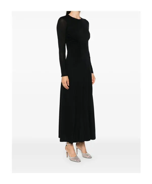 Ulla Johnson Long Sleeve Gathered Midi Dress