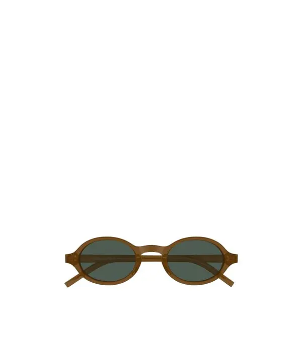 Saint Laurent Round Frame Sunglasses - Brown