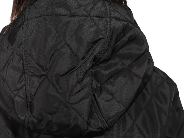 Burberry Quilted Hooded Jacket - Black