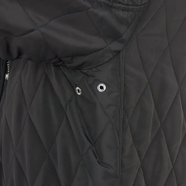 Burberry Quilted Hooded Jacket - Black