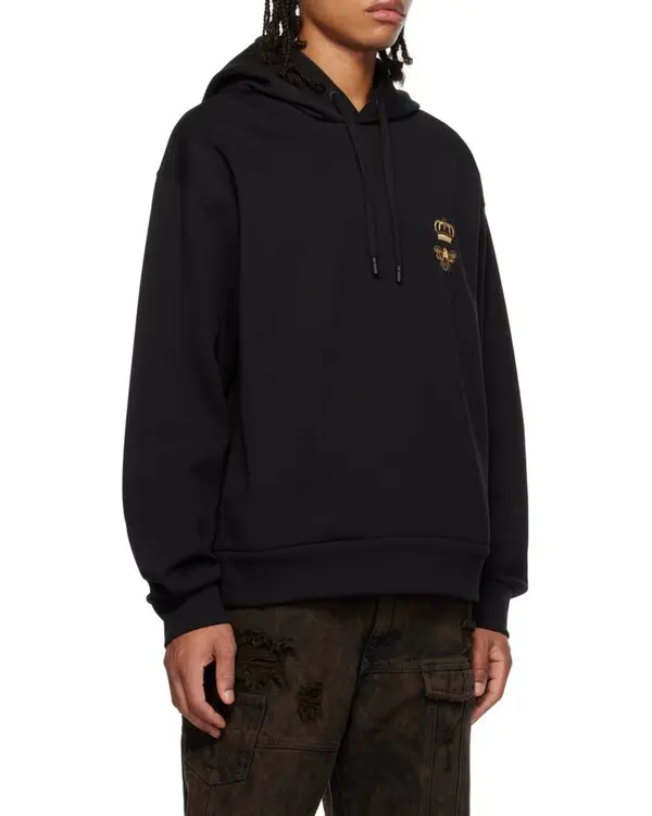Dolce & Gabbana Dolce Gabbana Logo Embroidered Drawstring Hoodie