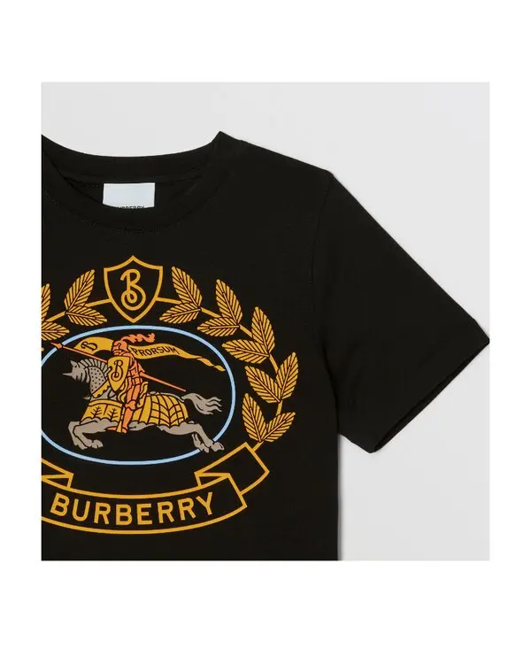 Burberry Equestrian Knight Logo Print T-shirt