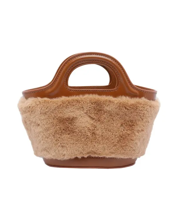 Marni Fur Trim Micro Bag