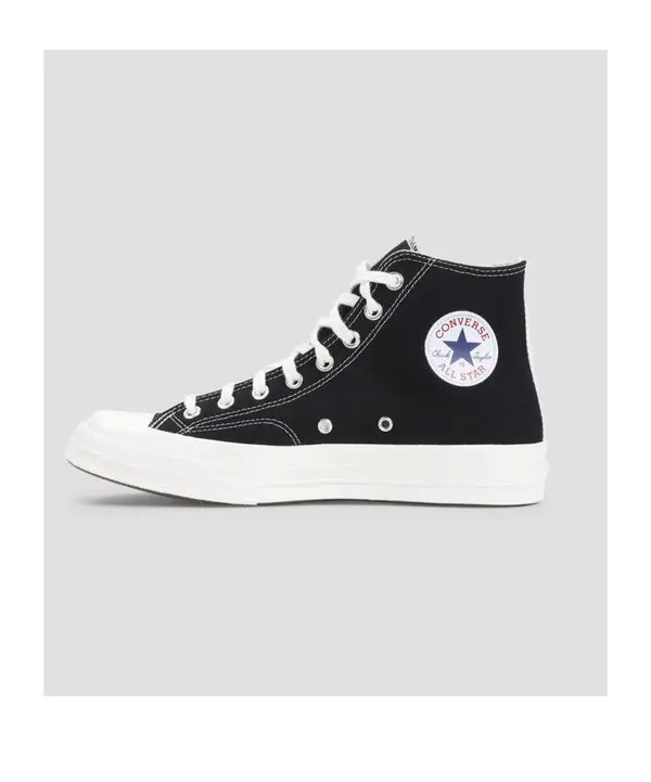 CONVERSE X COMME DES GARONS PLAY Single Heart Chuck 70 High Top Sneakers