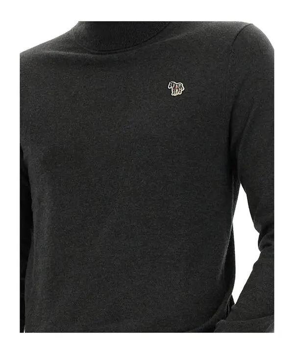 Paul Smith Zebra Detail Roll Neck Jumper