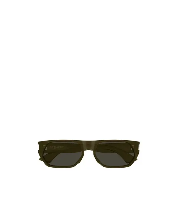 Saint Laurent Geometric Frame Sunglasses - Black
