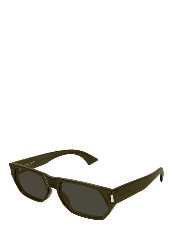 Saint Laurent Geometric Frame Sunglasses