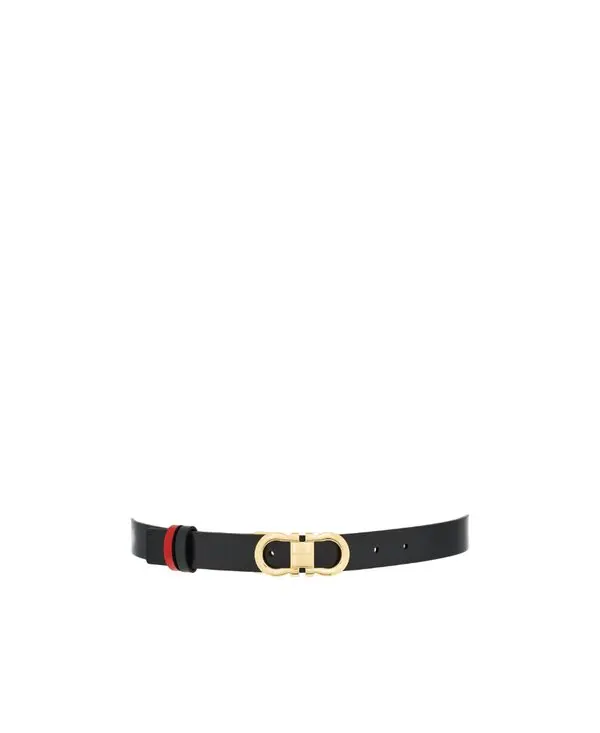 FERRAGAMO Double-sided Gancini Belt - Black