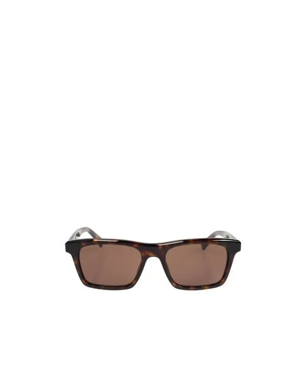 Alexander McQueen Rectangular Frame Sunglasses - Brown