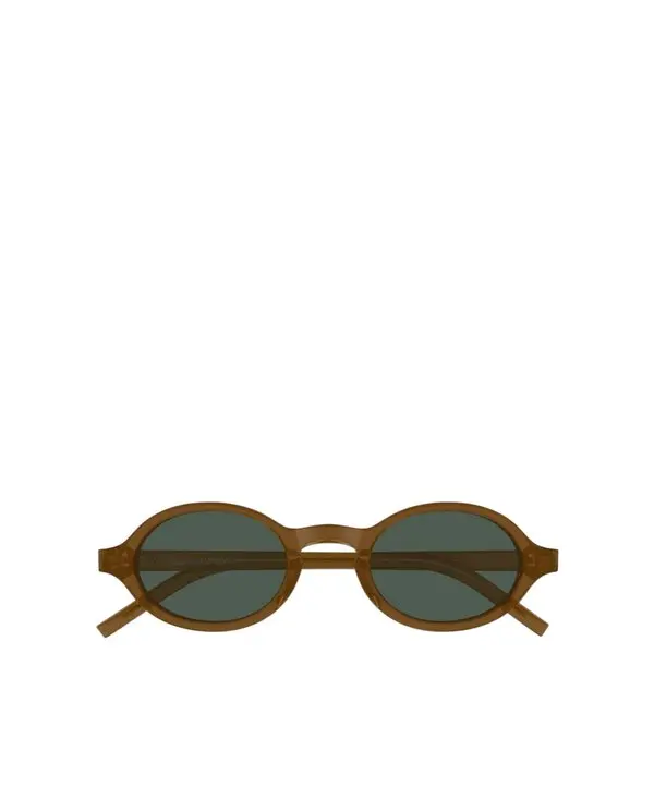 Saint Laurent Oval Frame Sunglasses - Brown