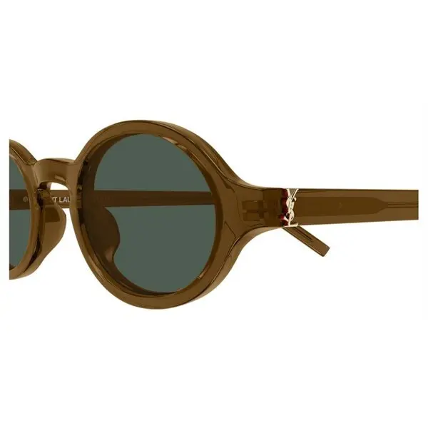 Saint Laurent Oval Frame Sunglasses - Brown
