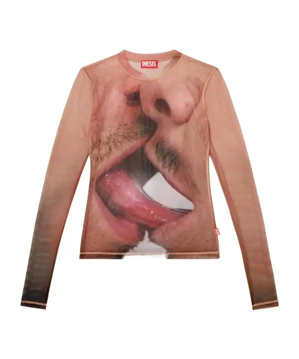 DIESEL® X Tom Of Finland Foundation Pr-t-sielar T-shirt - Pink