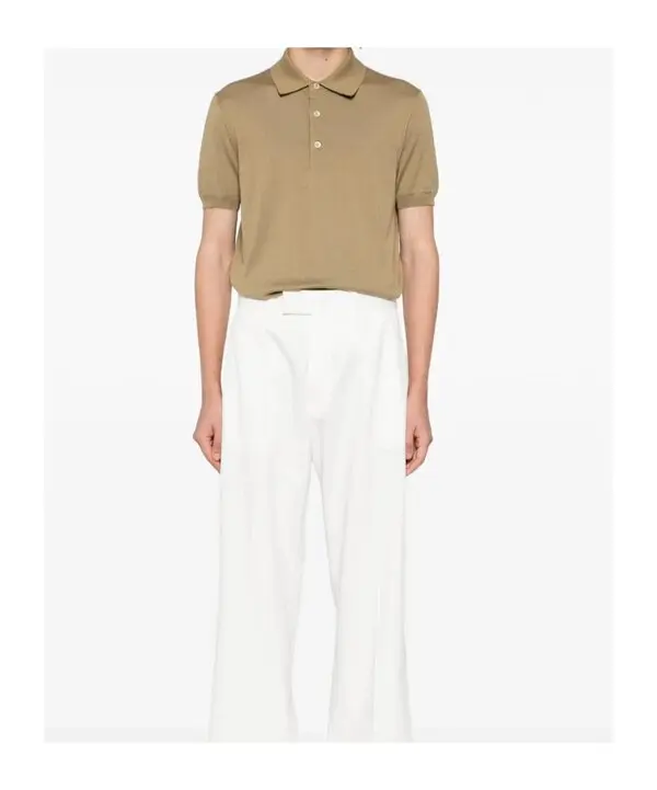 TOM FORD Short-sleeved Knitted Polo Shirt