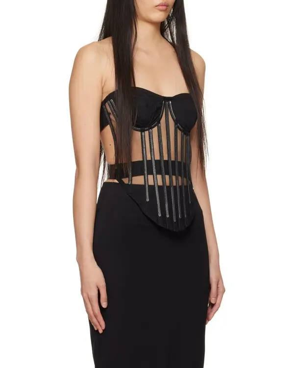 Dolce & Gabbana Tulle Corset Top