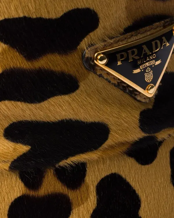 Prada Leopard Print Bucket Hat