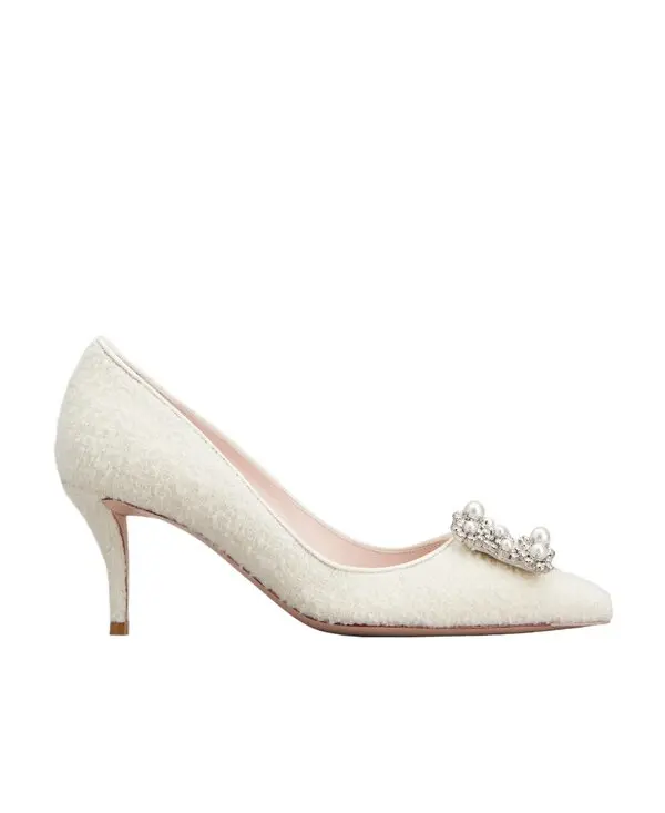 ROGER VIVIER Embellished Pointed Toe Pumps