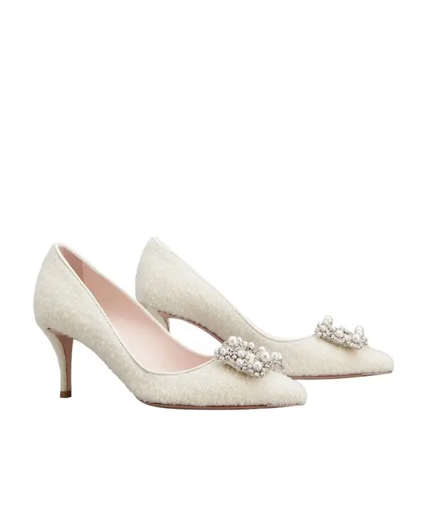 ROGER VIVIER Embellished Pointed Toe Pumps