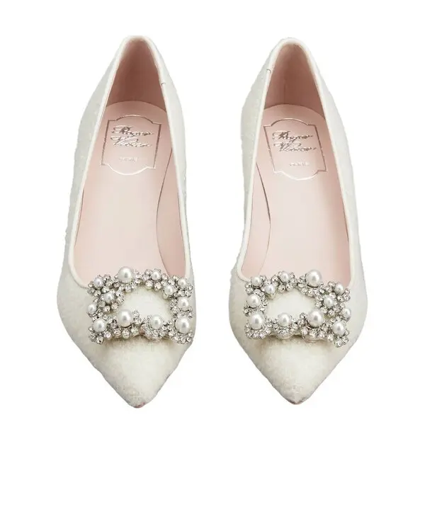 ROGER VIVIER Embellished Pointed Toe Pumps