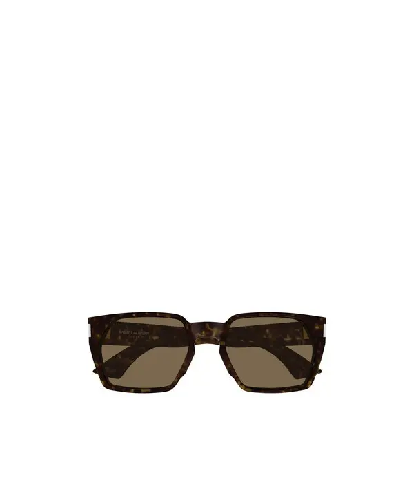 Saint Laurent Rectangle-frame Sunglasses - Black