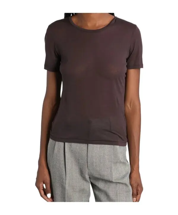 ANINE BING Sylvie Slim-fit T-shirt - Black