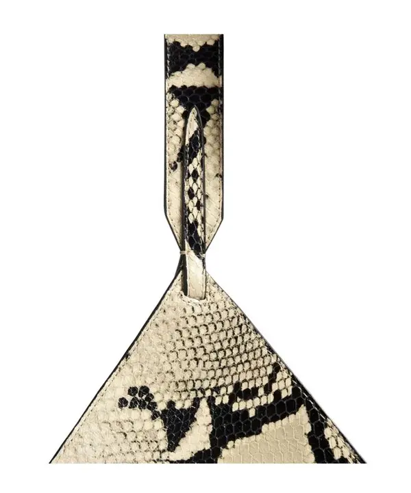 Khaite Embossed Calfskin Tote Bag - Natural Python Embossing