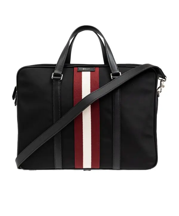 Bally Logo Briefcase - Black