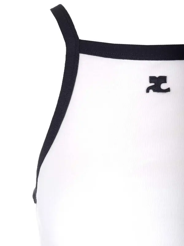 COURREGES Courrèges Buckle Detailed Halter-neck Top