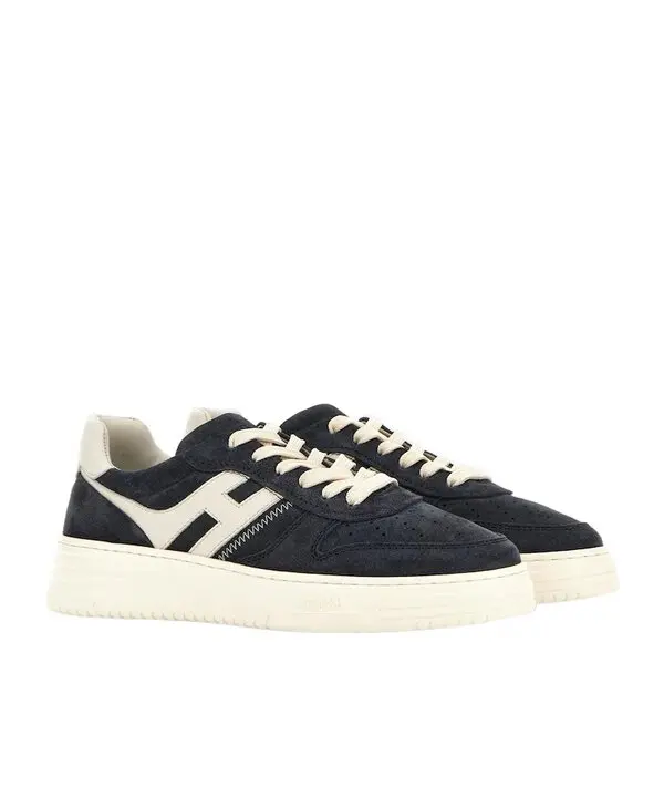 Hogan H630 Lace-up Low Top Sneakers - Blue