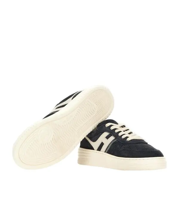 Hogan H630 Lace-up Low Top Sneakers - Blue