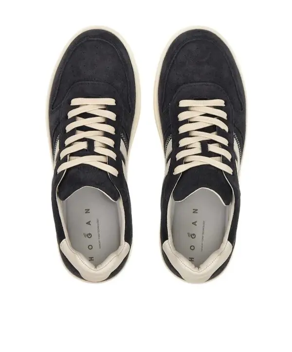 Hogan H630 Lace-up Low Top Sneakers - Blue
