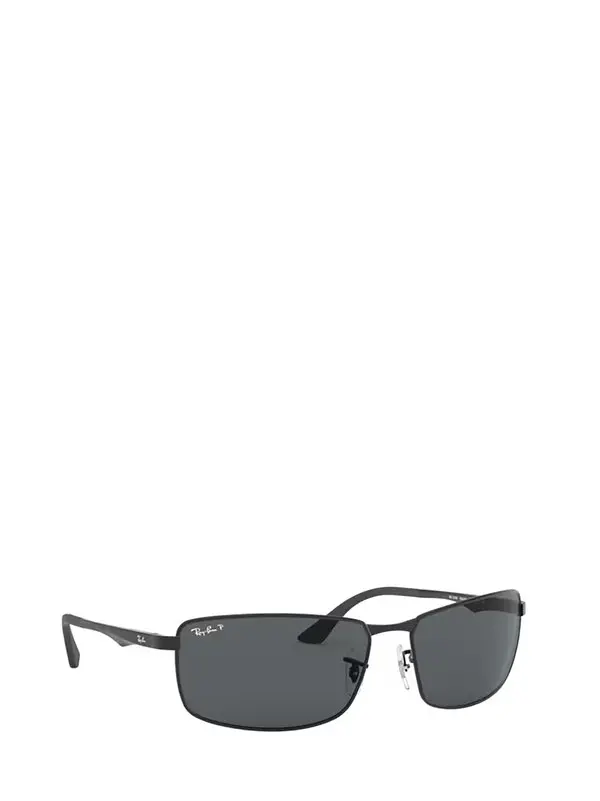 Ray-ban Rb3498 Rectangular Frame Polarized Sunglasses