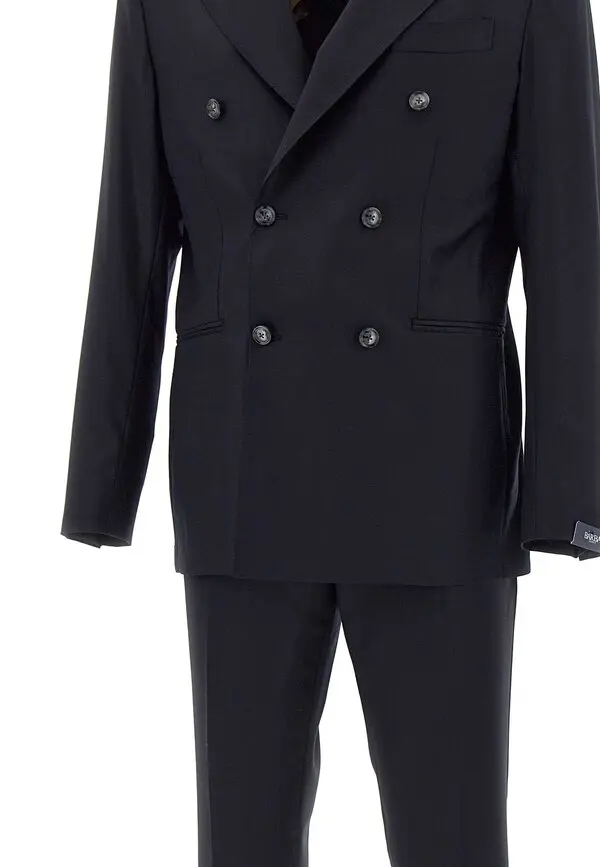 BARBA NAPOLI Double-breasted Suit With Notched Lapels